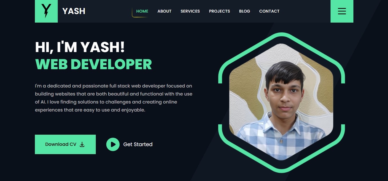 My Own Portfolio - Yash Dwivedi | Portfolio Website